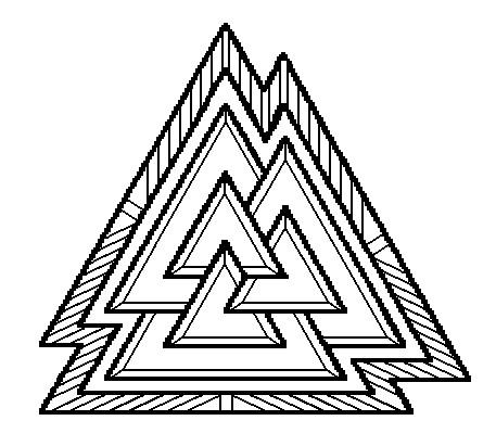 Valknut Tattoo flash by Skingaz on DeviantArt