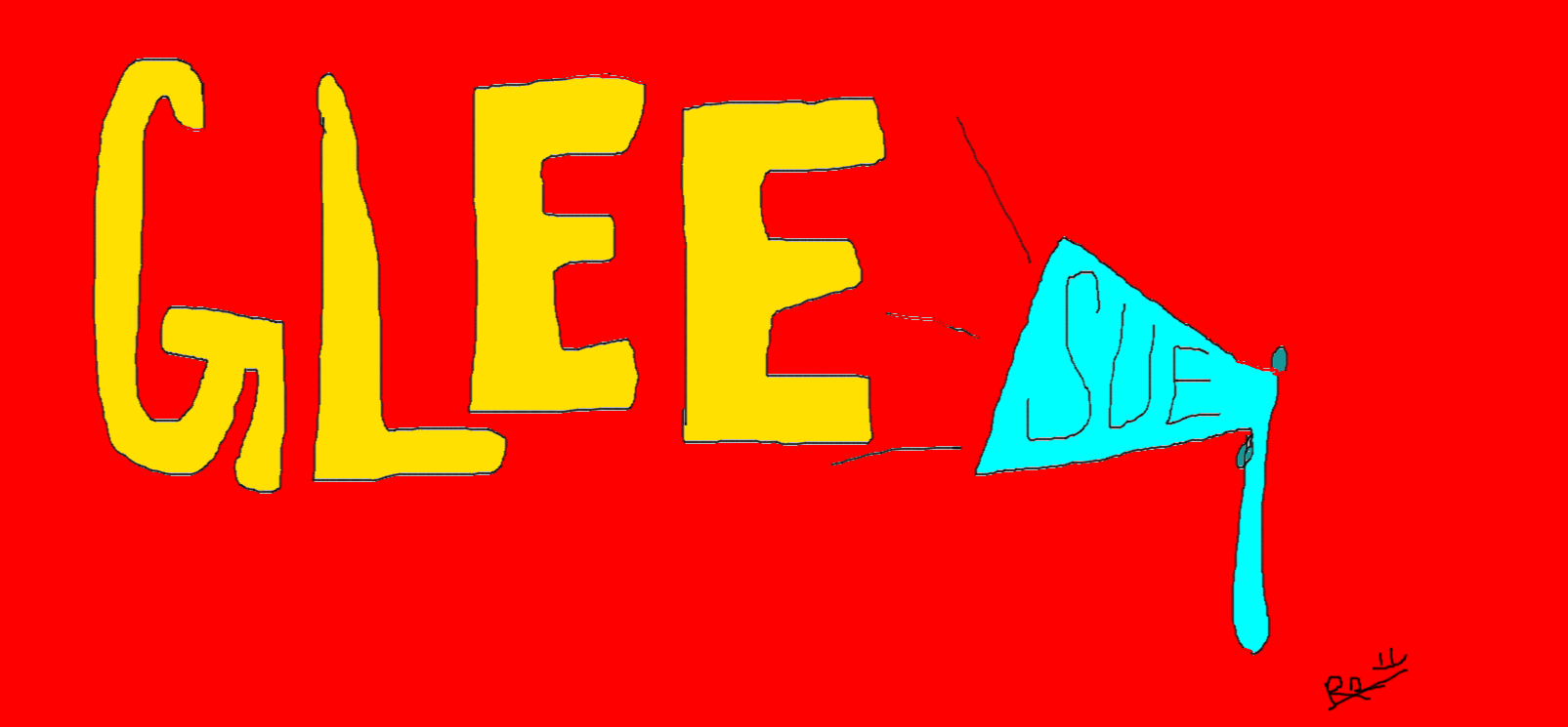 quick draw: Glee by ronirene on DeviantArt