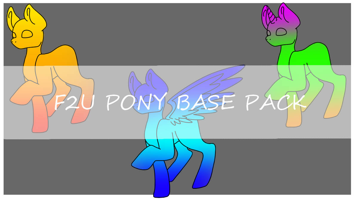 F2U Pony Base Pack by leopard167andicestar on DeviantArt