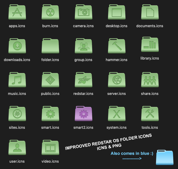 Improoved Redstar OS icons by kimjongunfanman69 on DeviantArt