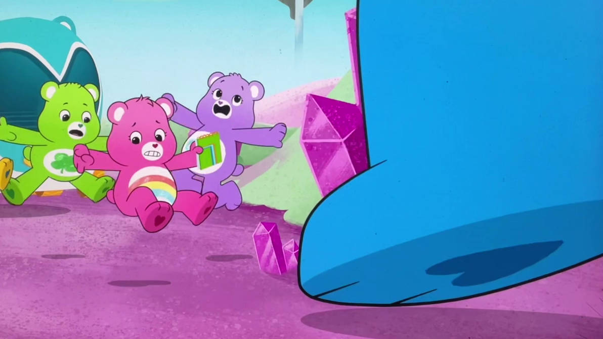 Grumpy Bear Lot of Growth and Stomping by Yingcartoonman on DeviantArt