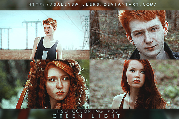 PSD COLORING #35 [GREEN LIGHT] by irwinbae on DeviantArt