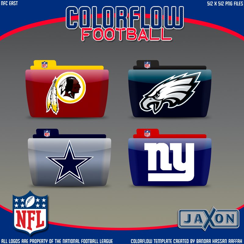 Colorflow Football Set 8 by JayJaxon on DeviantArt