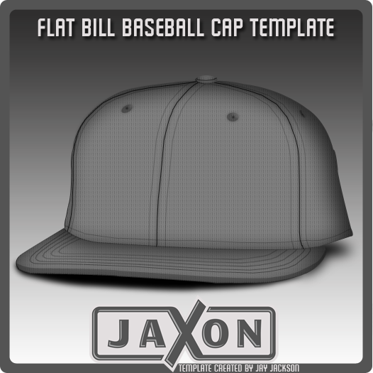 Flat Bill Cap Template by JayJaxon on DeviantArt