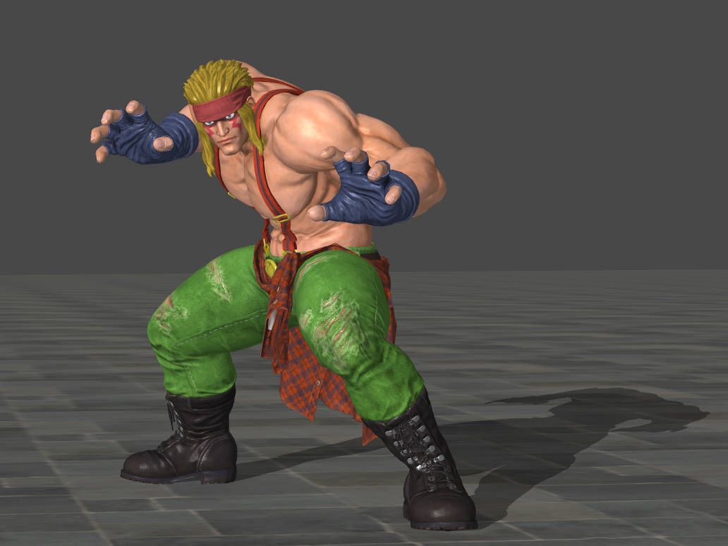 Street Fighter V - Alex pose animations by Quake332 on DeviantArt