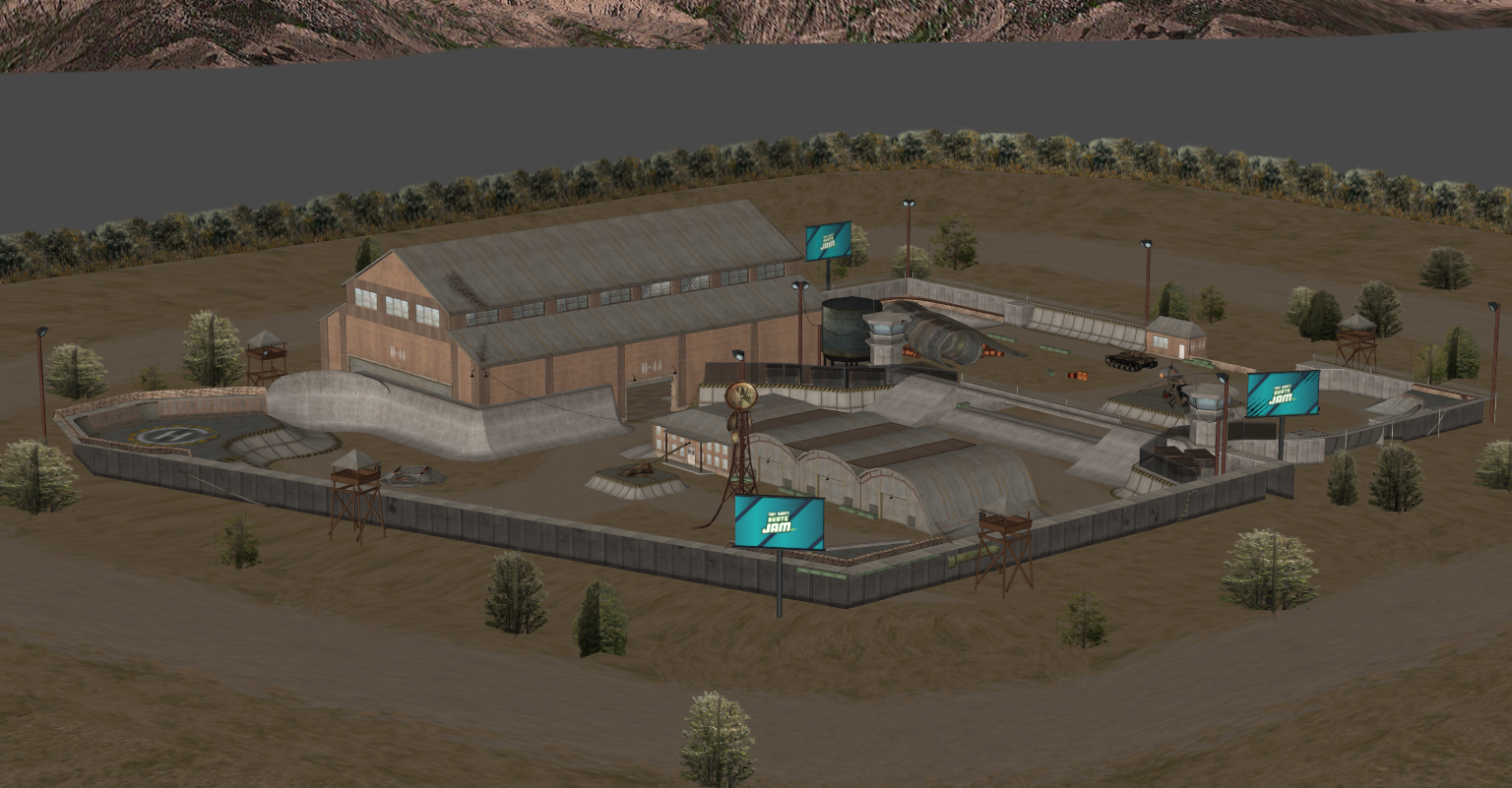 Tony Hawk's Skate Jam - Army Base by Quake332 on DeviantArt