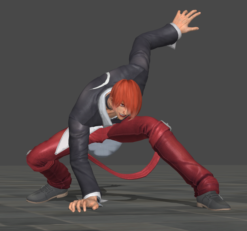 KOF XIV - Iori pose animations by Quake332 on DeviantArt