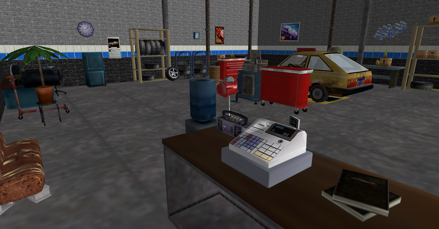 The Sims 2(psp) - Oscar's Garage by Quake332 on DeviantArt