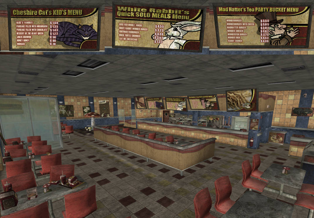 Silent Hill: SM(Wii) - Wonderland Burger by Quake332 on DeviantArt