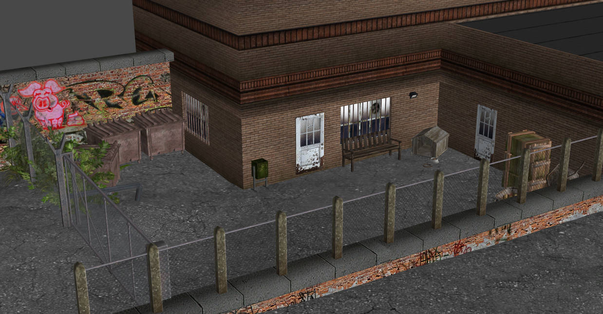 Trapped Dead - Weapon Shop(backyard) by Quake332 on DeviantArt