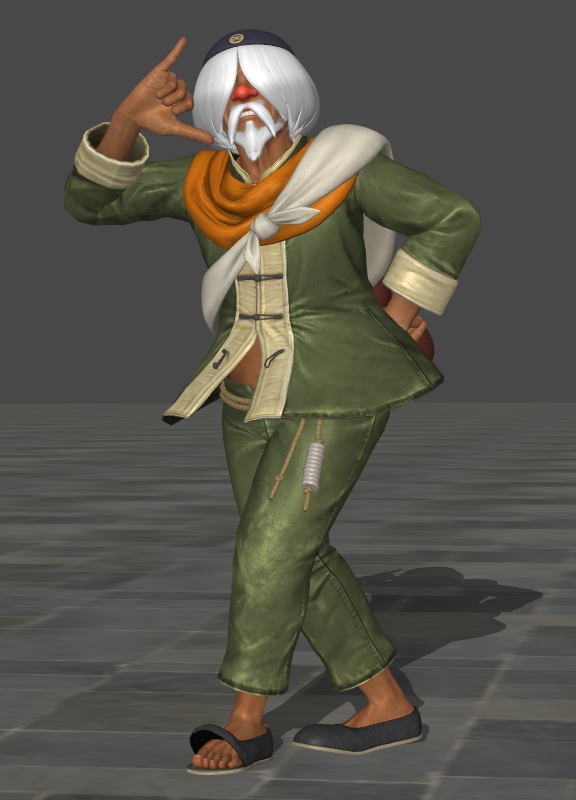 KOF XIV - Chin pose animations by Quake332 on DeviantArt