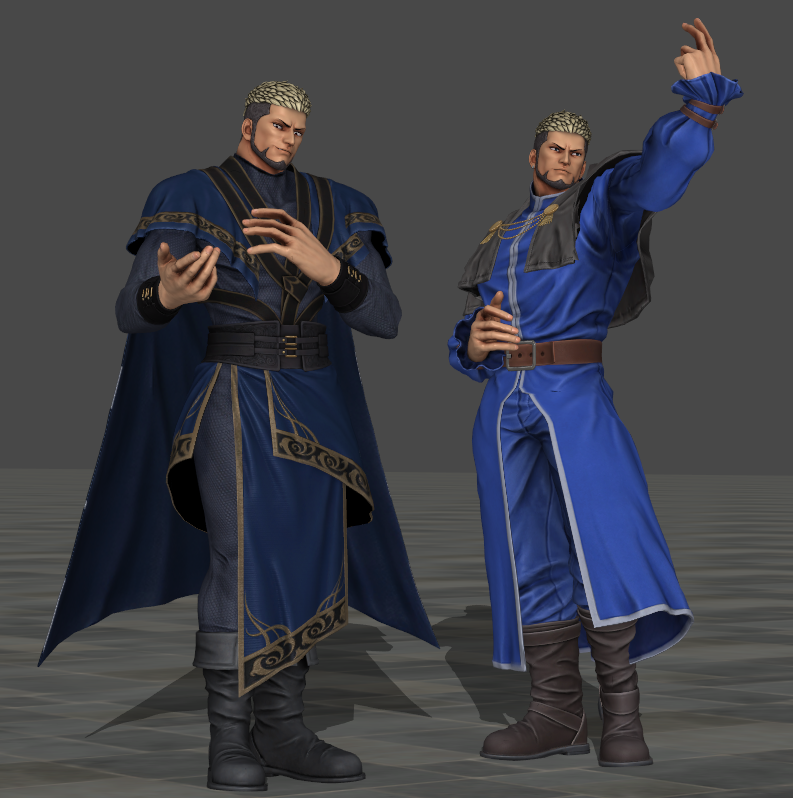 KOF XV - Goenitz pose animations + edited xps by Quake332 on DeviantArt