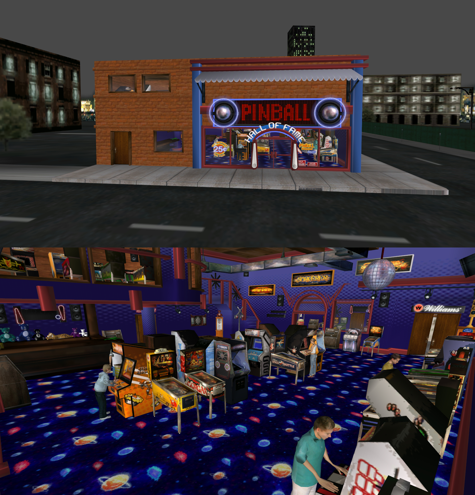 PHOF:TWC-Pinball Hall of Fame with static people by Quake332 on DeviantArt