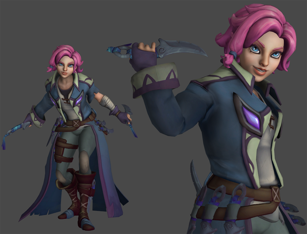 Paladins - Maeve + animations(Xps pose) by Quake332 on DeviantArt