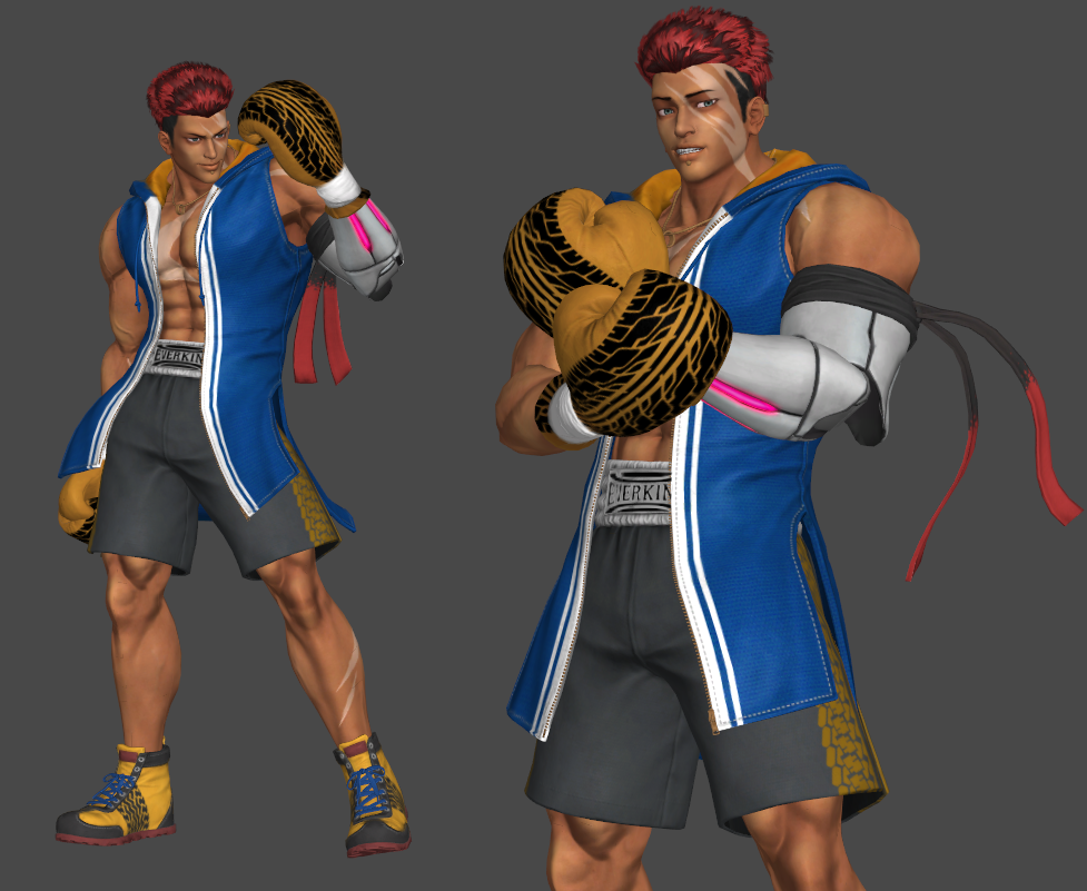 KOF XIV - Nelson + animations(Xps pose) by Quake332 on DeviantArt