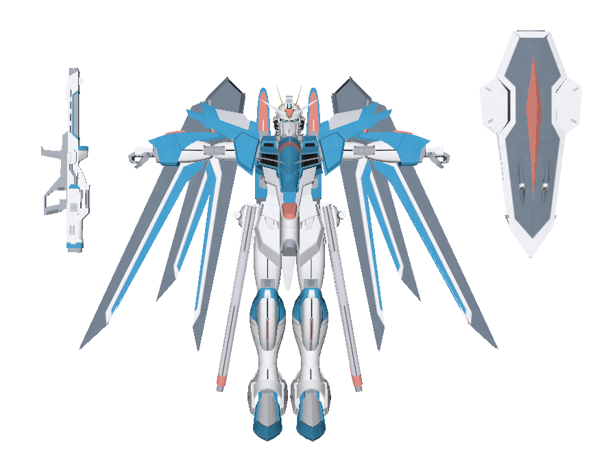 Rising Freedom Gundam 3d Model [DL] by uzu1995 on DeviantArt