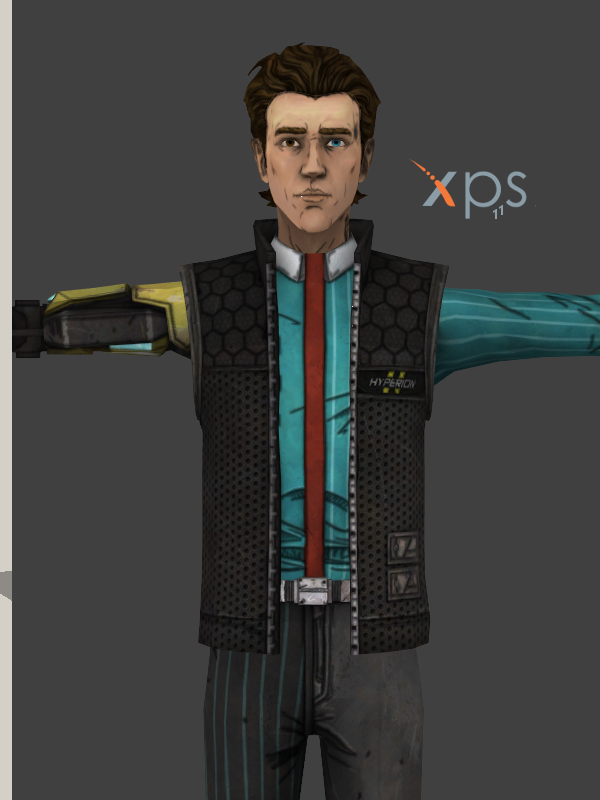 XNALara - Rhys (Tales From the Borderlands) [+DL] by Meganmi on DeviantArt