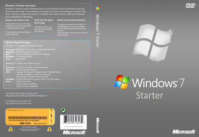 Windows7 Starter Box Cover by goldi7515 on DeviantArt