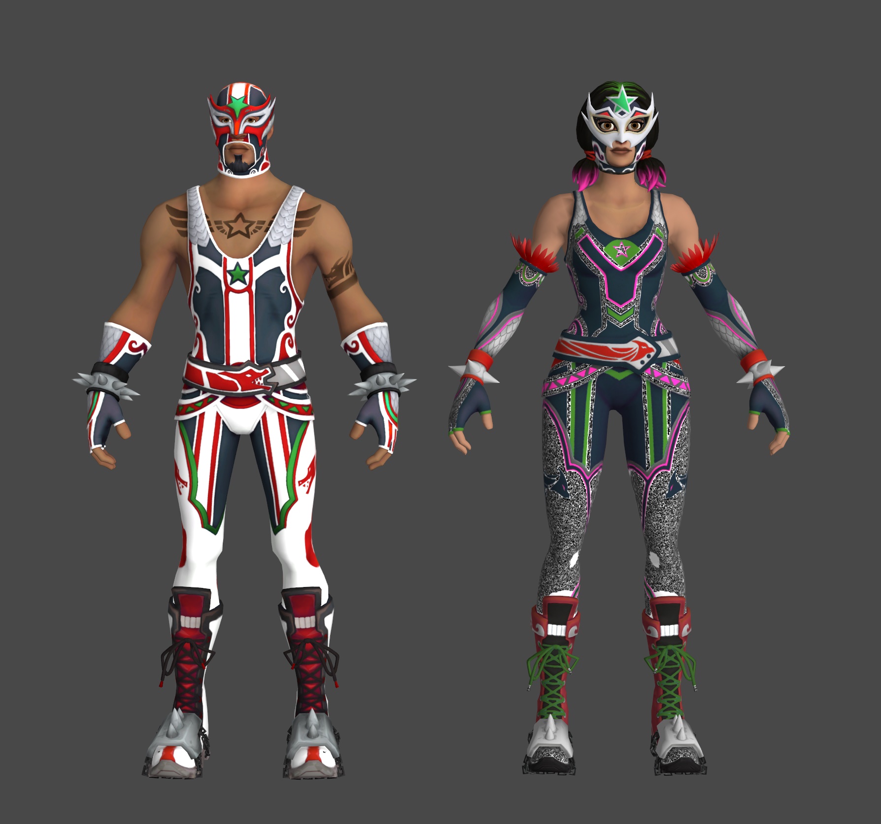Fortnite - Lucha For XPS by roodedude on DeviantArt