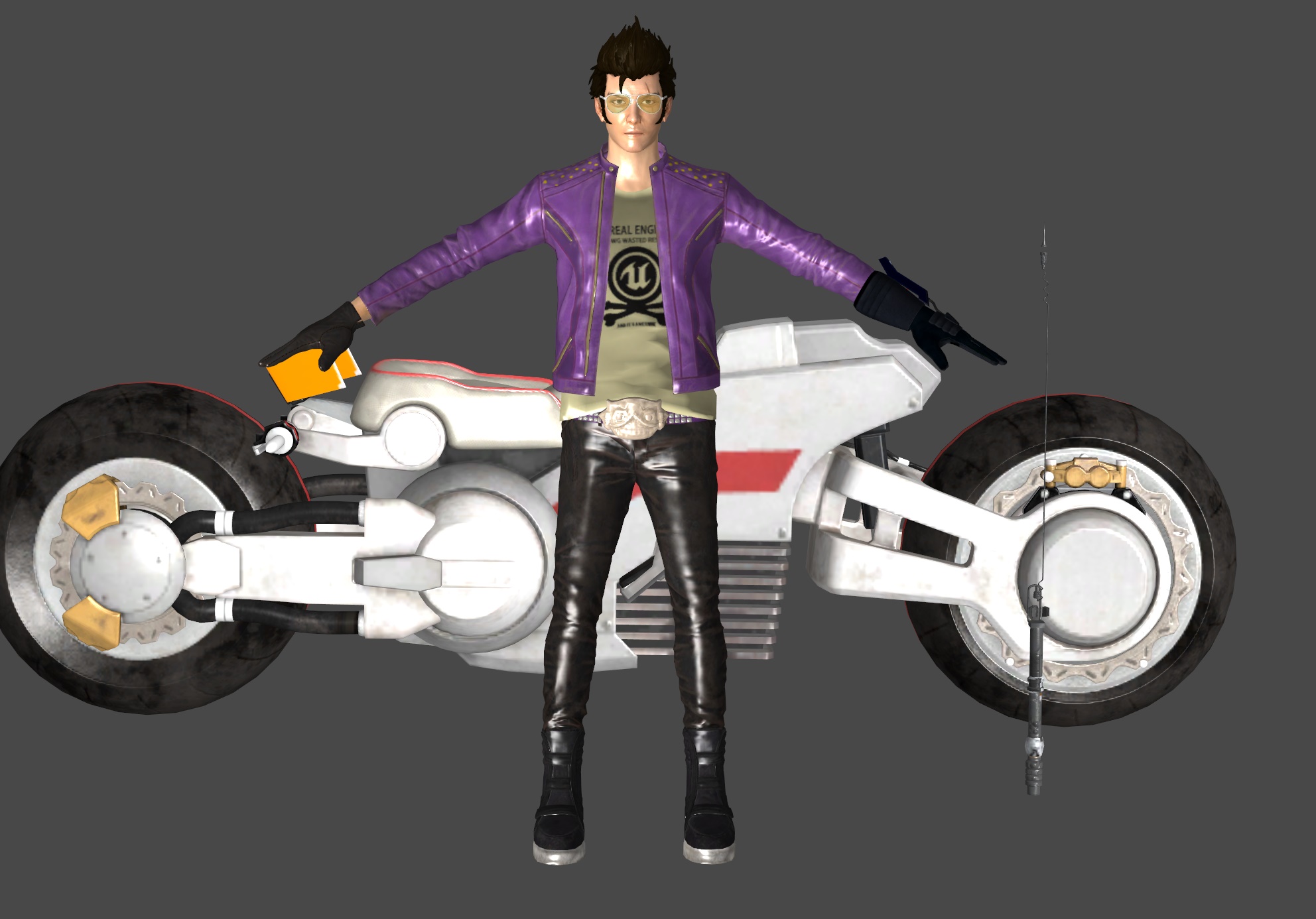 TSA: No More Heroes - Travis Touchdown For XPS by roodedude on DeviantArt