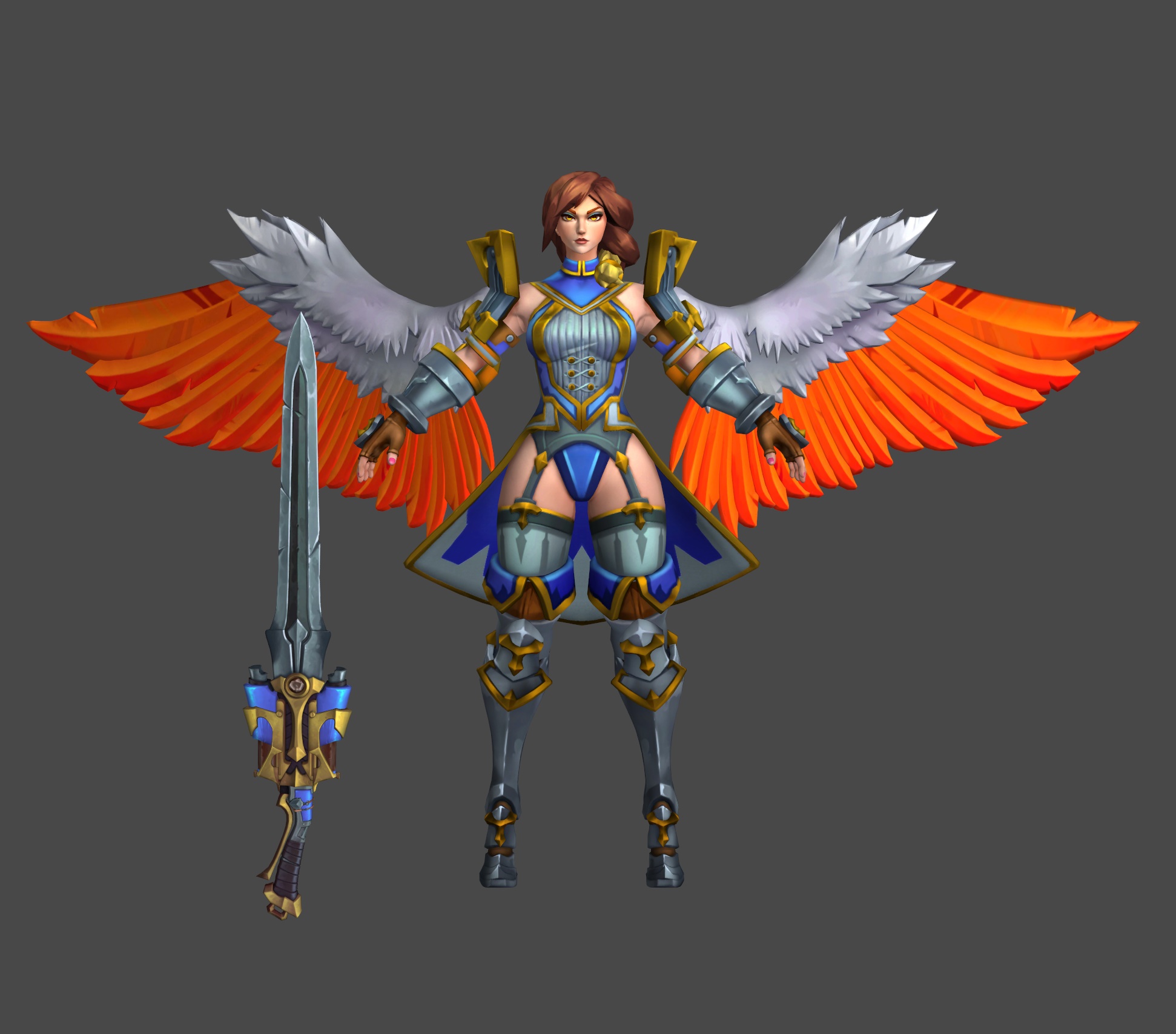 Paladins - Furia For XPS by roodedude on DeviantArt