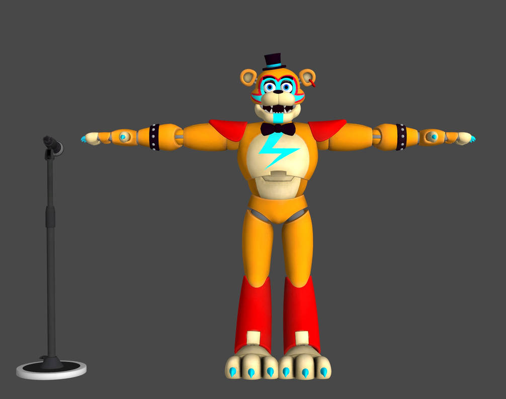 Fnaf Sb Glamrock Freddy For Xps By Roodedude On Deviantart