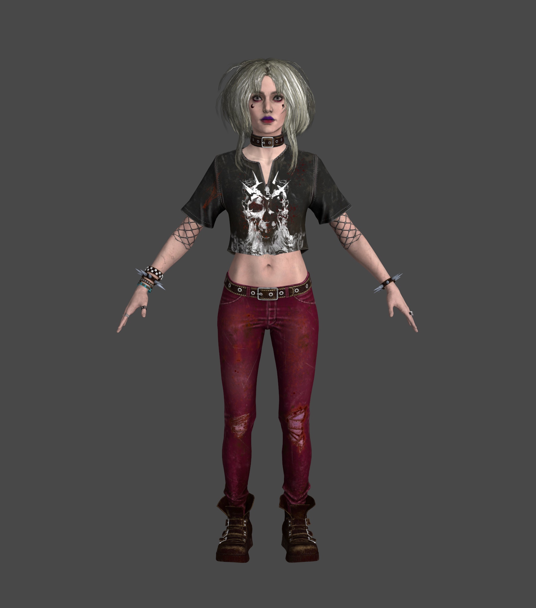 DBD - Sable Ward Darkest Skull Queen For XPS by roodedude on DeviantArt