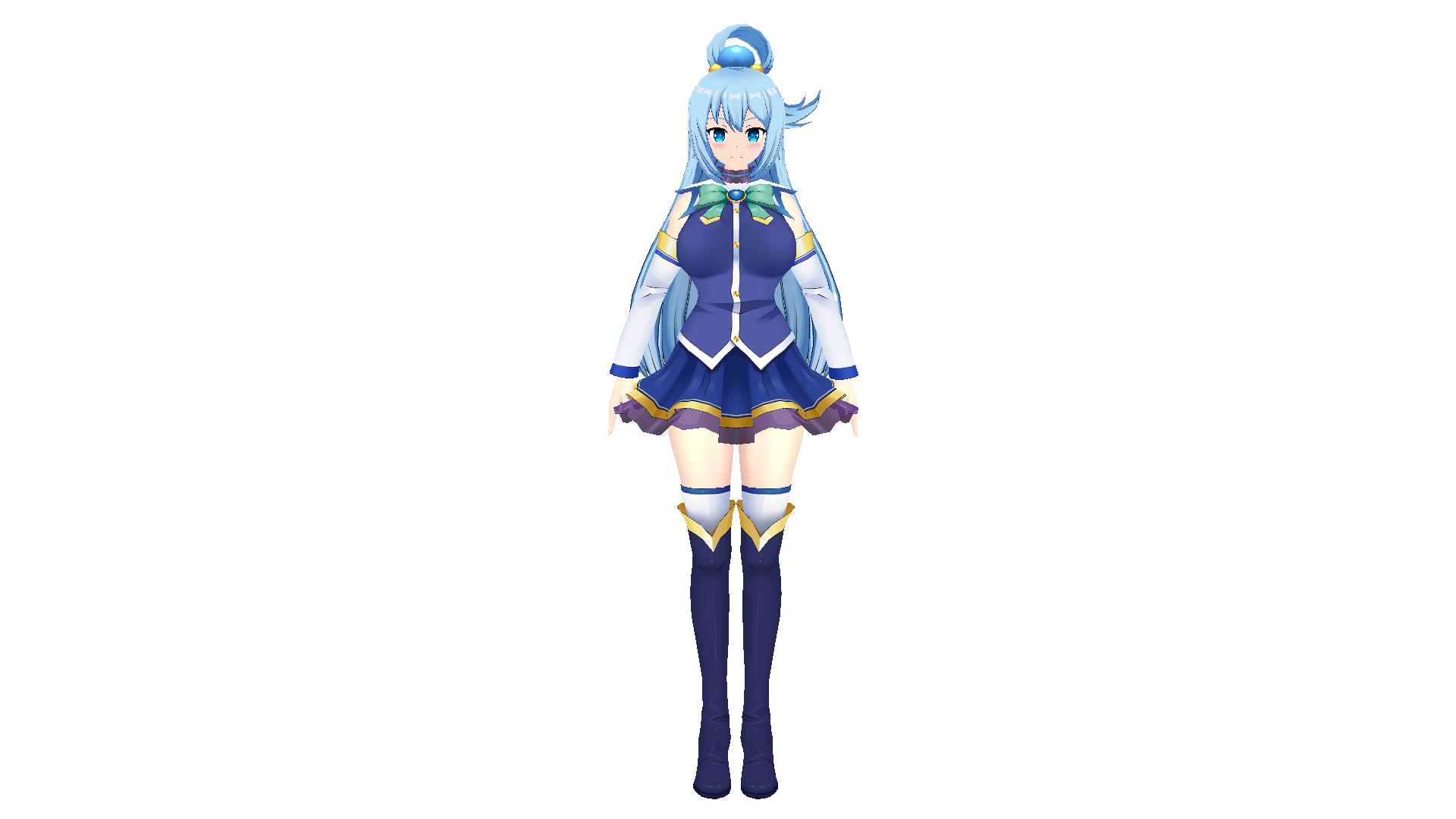 MMD Aqua Konosuba by YoshiakiMMD on DeviantArt