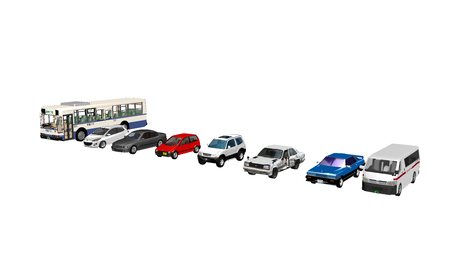 MMD Crushable Car Pack 01 by YoshiakiMMD on DeviantArt