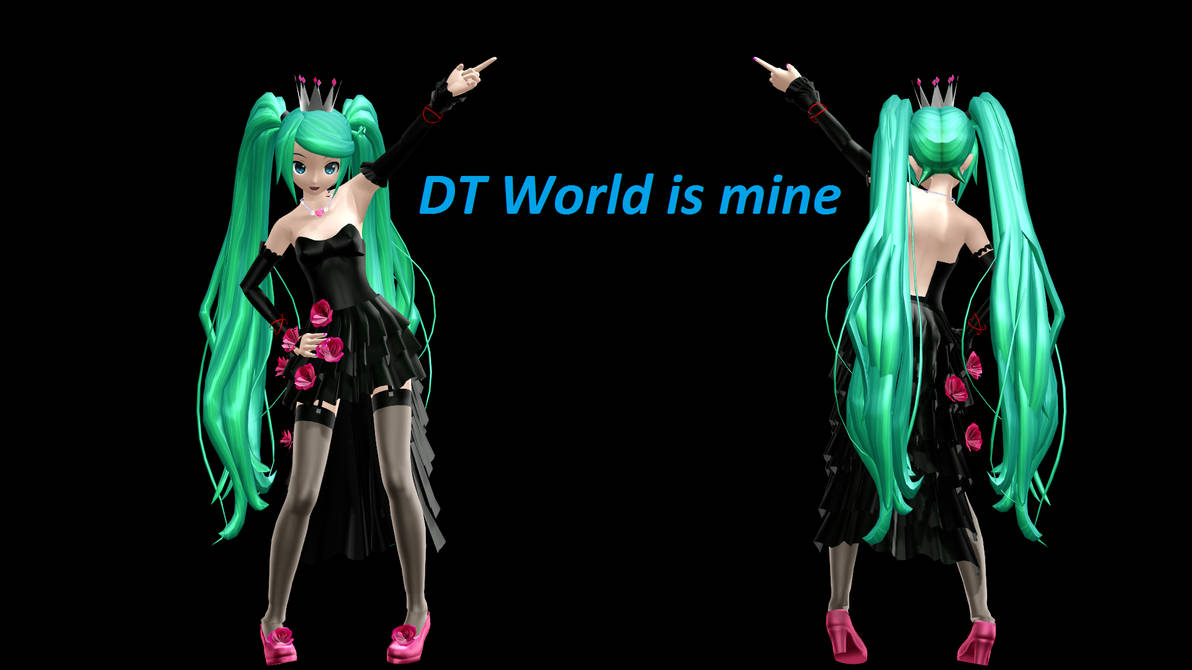 MMD DT Hatsune Miku DL World is mine DL by 0JoseEPRamirez0 on DeviantArt