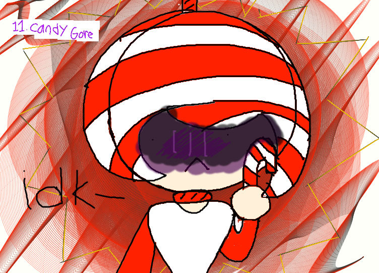 Cupavioember Day 11: Candy Gore by Coco1273 on DeviantArt