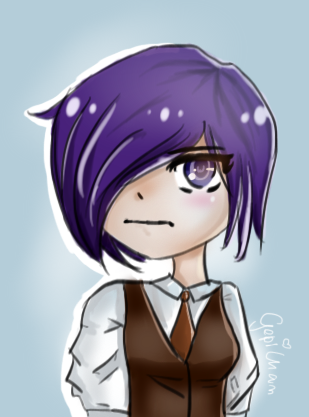 Touka in chibi by GepiChanTheCat on DeviantArt