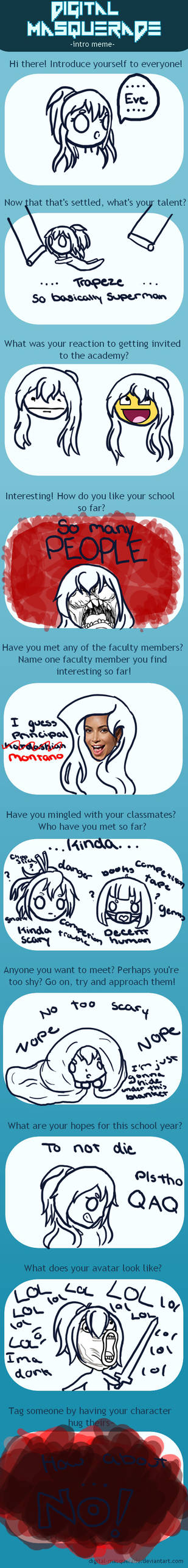 .:[DM]:. Introduction Meme: Eve Peri by EbonyMirage on DeviantArt