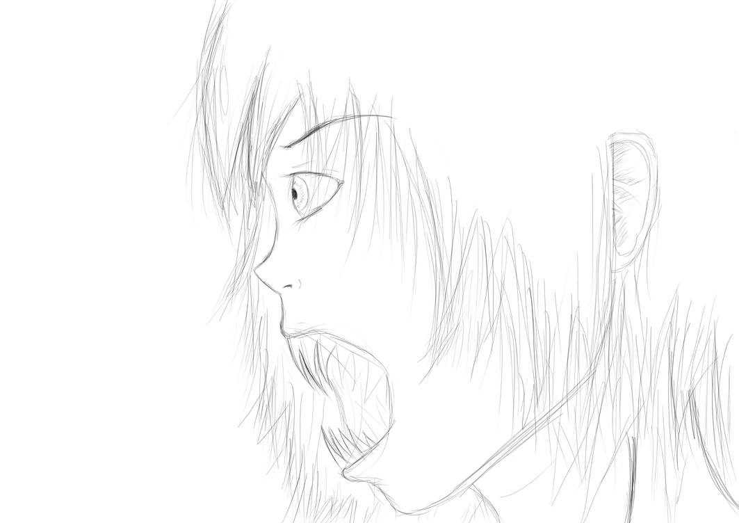 Riku Drawing - WIP by KittyKatPsycho on DeviantArt