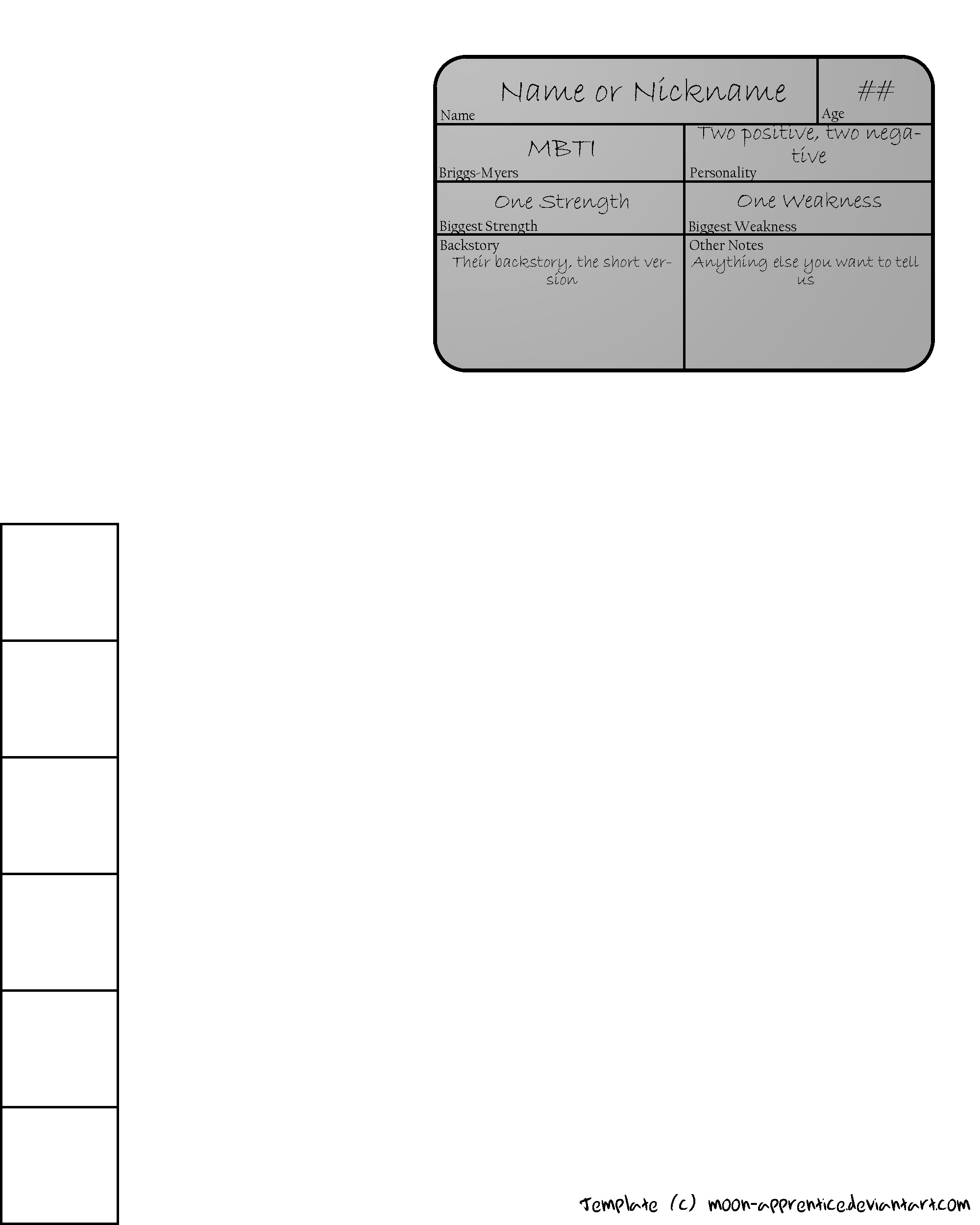 Free To Use - Mini Character Ref by moon-apprentice on DeviantArt