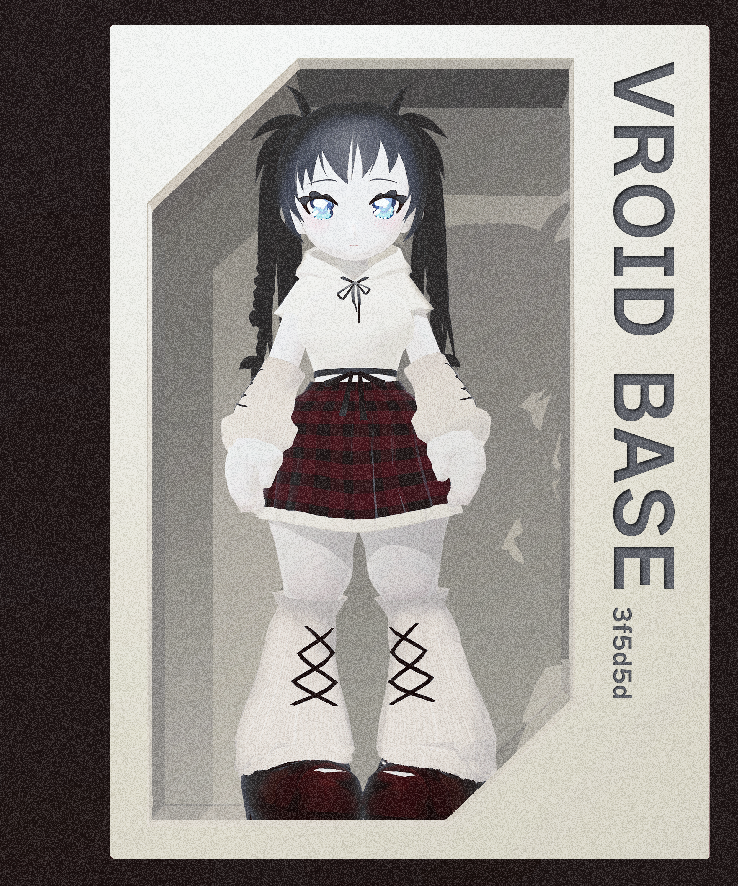 Free Chibi Avatar Base for VRoid by 3f5d5d on DeviantArt