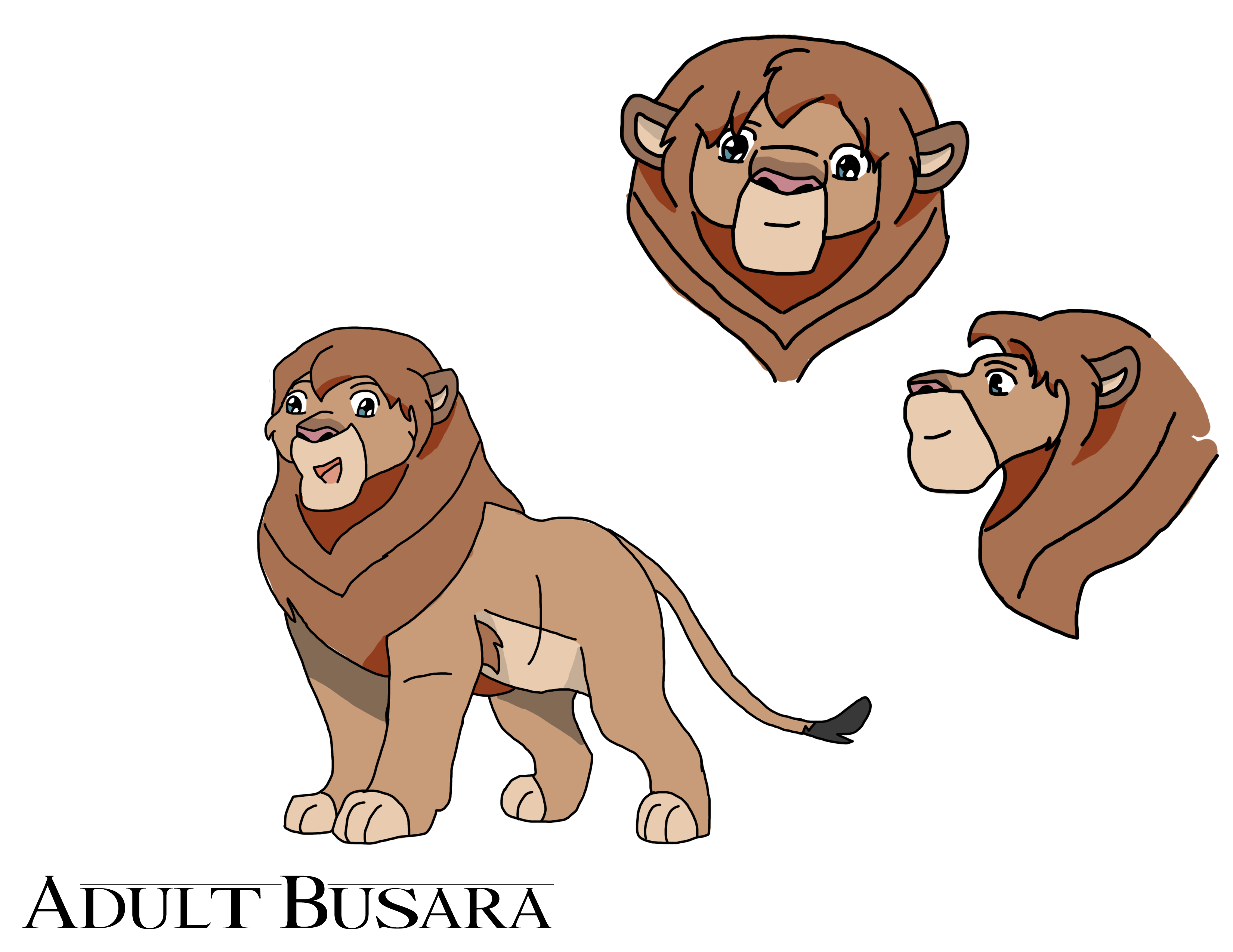 Adult Busara Model Sheet Color by AndrewShilohJeffery on DeviantArt