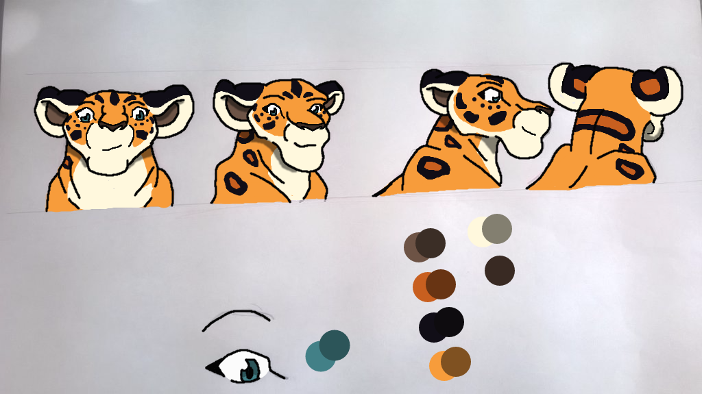 Female Leopard head model (Digital version) by AndrewShilohJeffery on ...