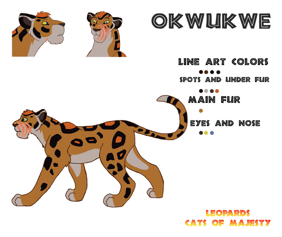 Okwukwe Model Sheet by AndrewShilohJeffery on DeviantArt
