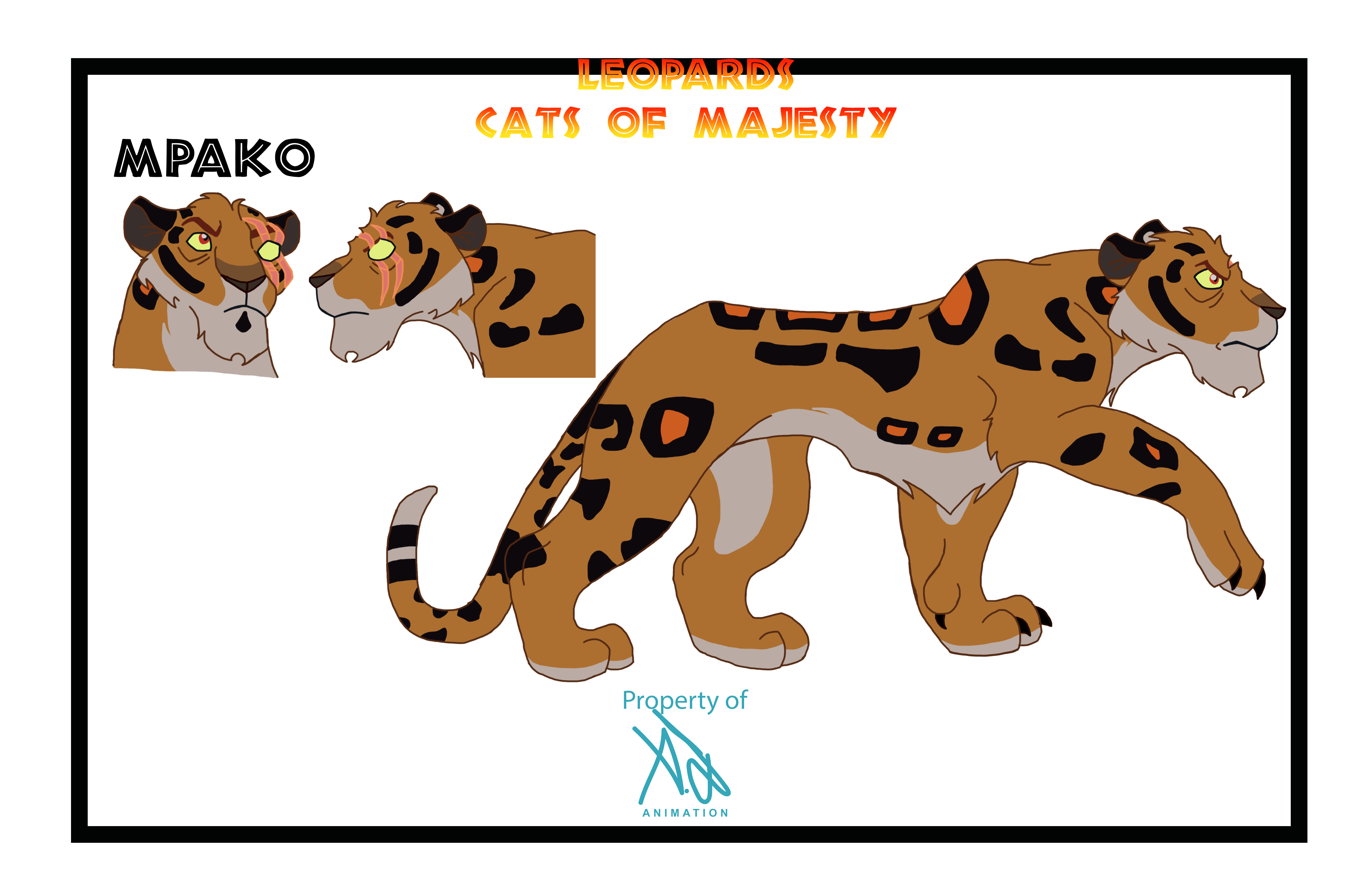 Mpako Model Sheet (Final) by AndrewShilohJeffery on DeviantArt