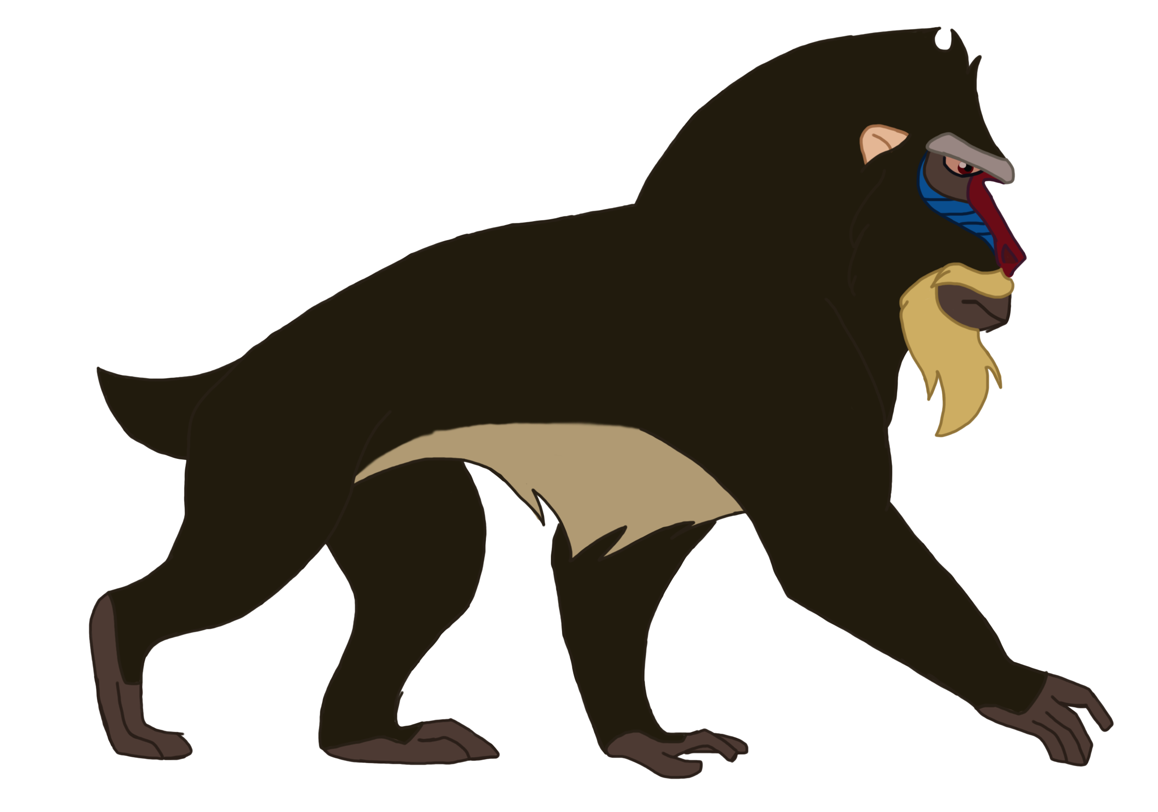 Mandrill Lion King