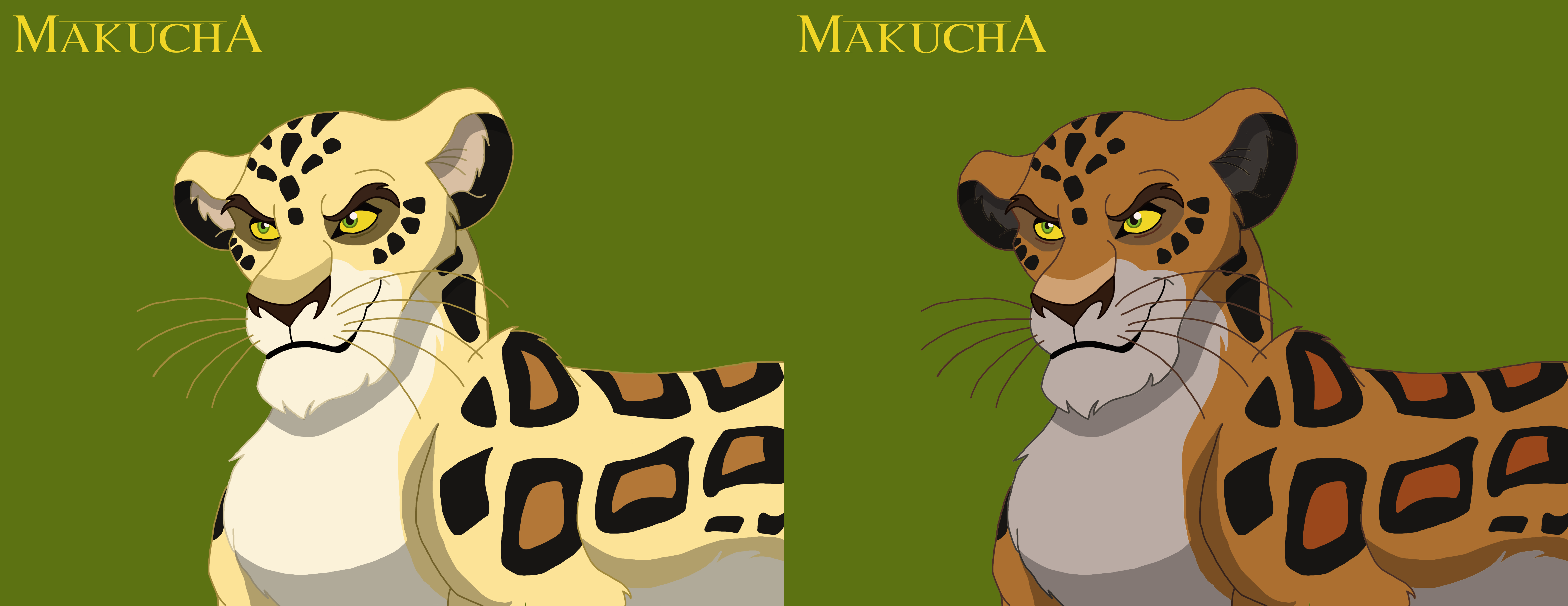 Makucha color Comparison by AndrewShilohJeffery on DeviantArt