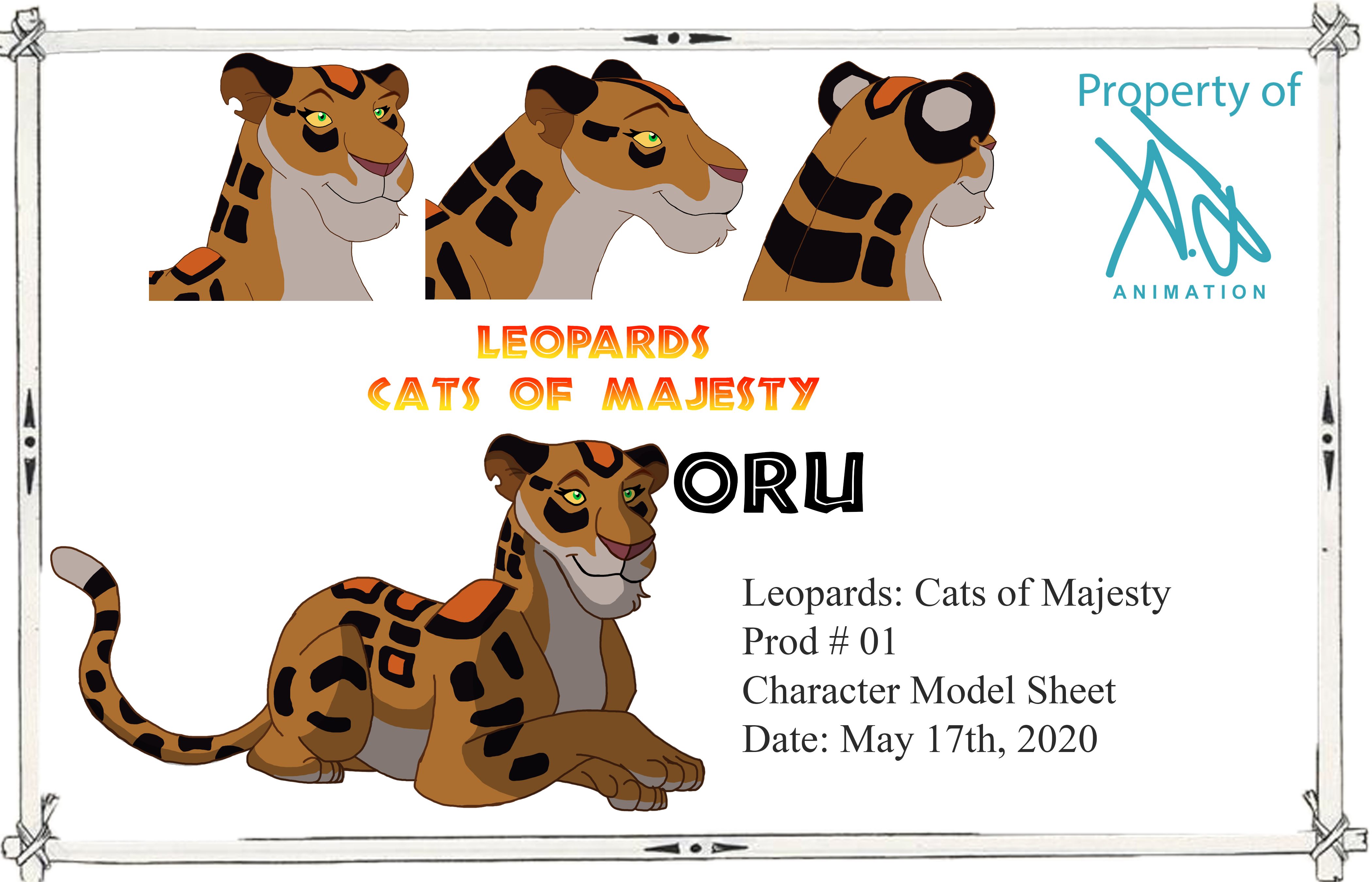 Oru Model Sheet by AndrewShilohJeffery on DeviantArt