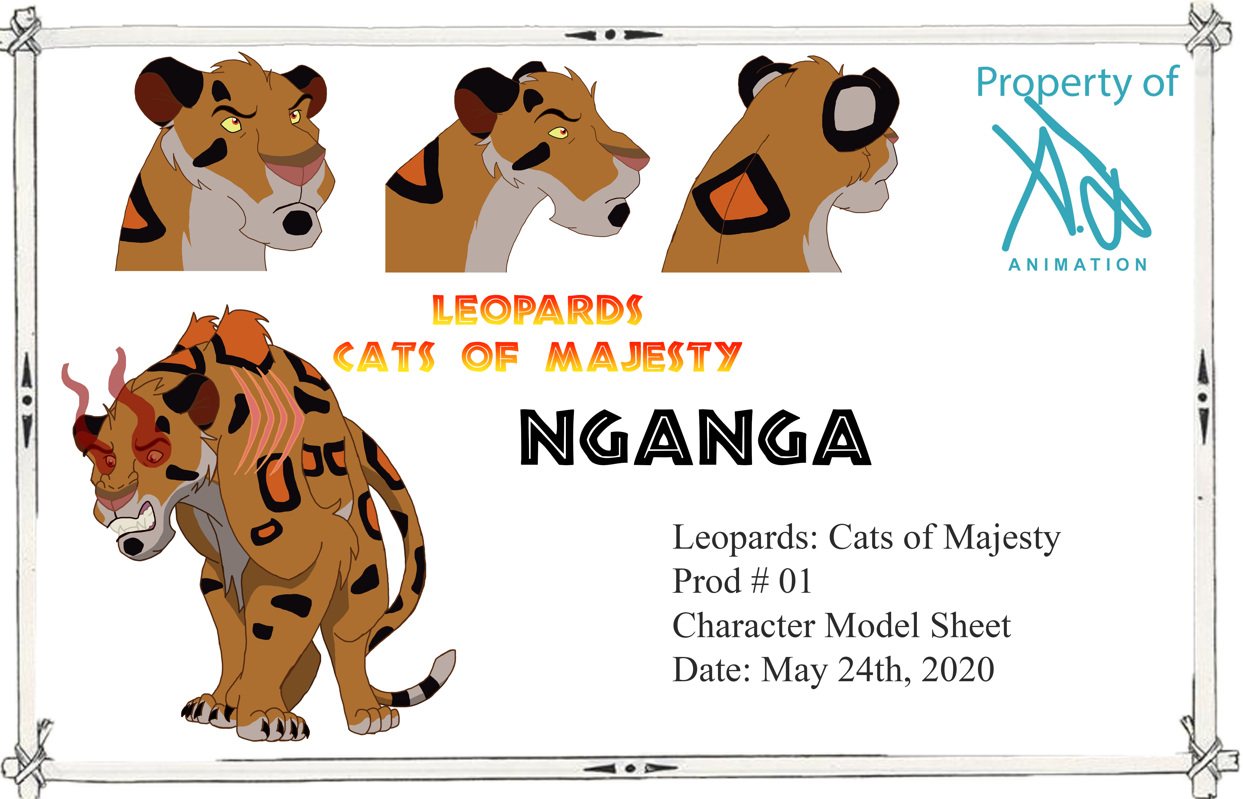 Nganga Model Sheet by AndrewShilohJeffery on DeviantArt