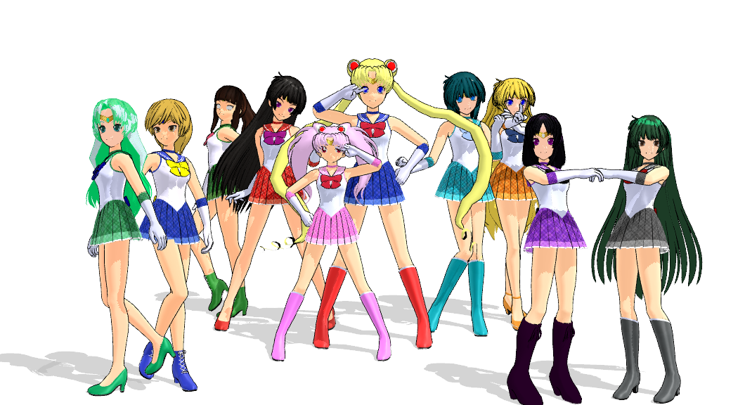 MMD Sailor Scouts DL by CelestCSilvari on DeviantArt