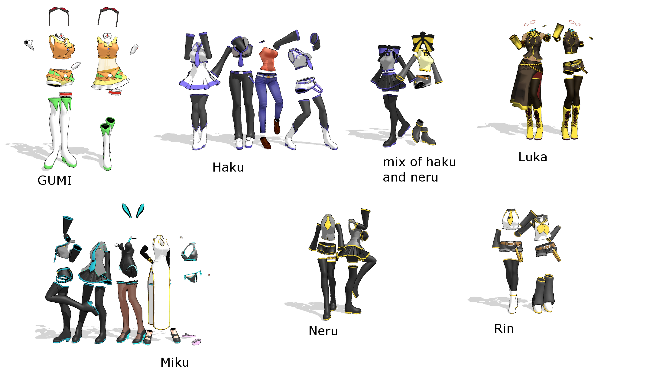 MMD Nakao Outfits DL by CelestCSilvari on DeviantArt