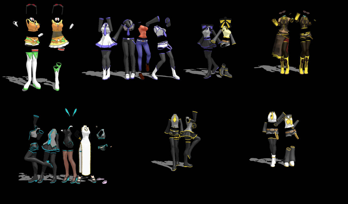 MMD Nakao Outfits DL by CelestCSilvari on DeviantArt