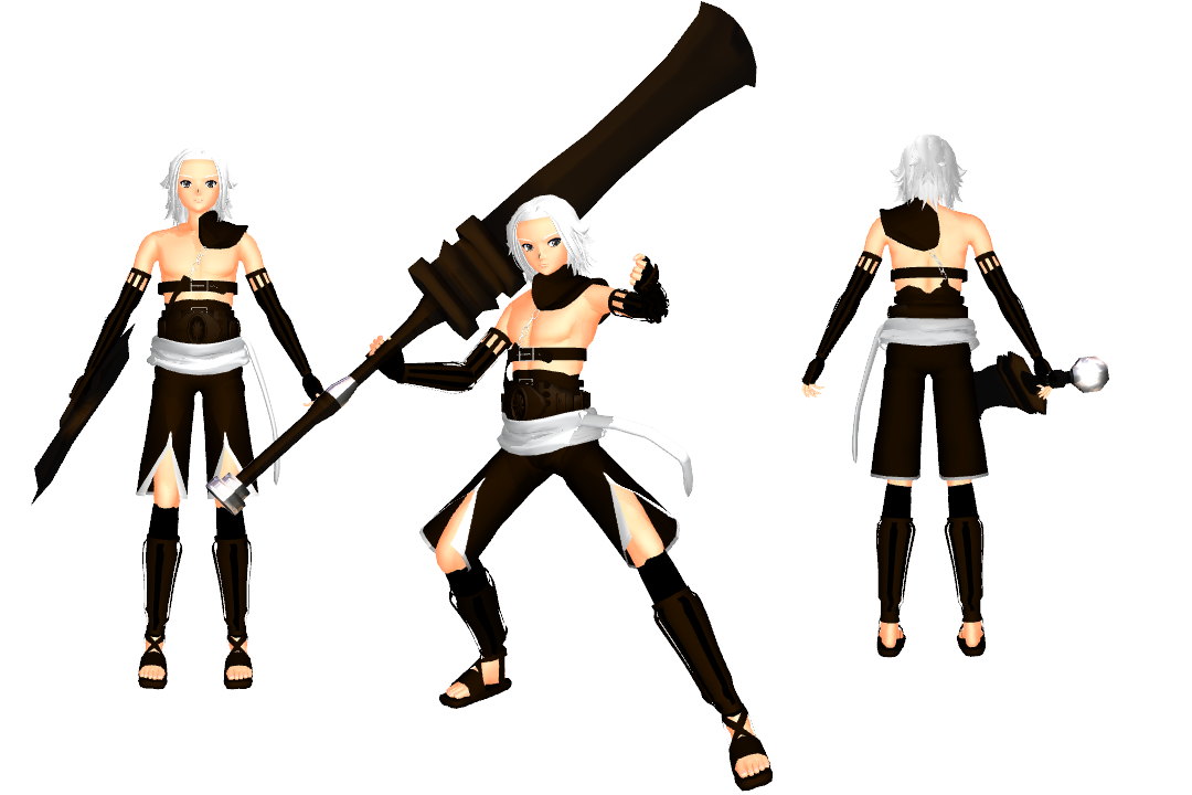 MMD Nier - Nier DL by CelestCSilvari on DeviantArt