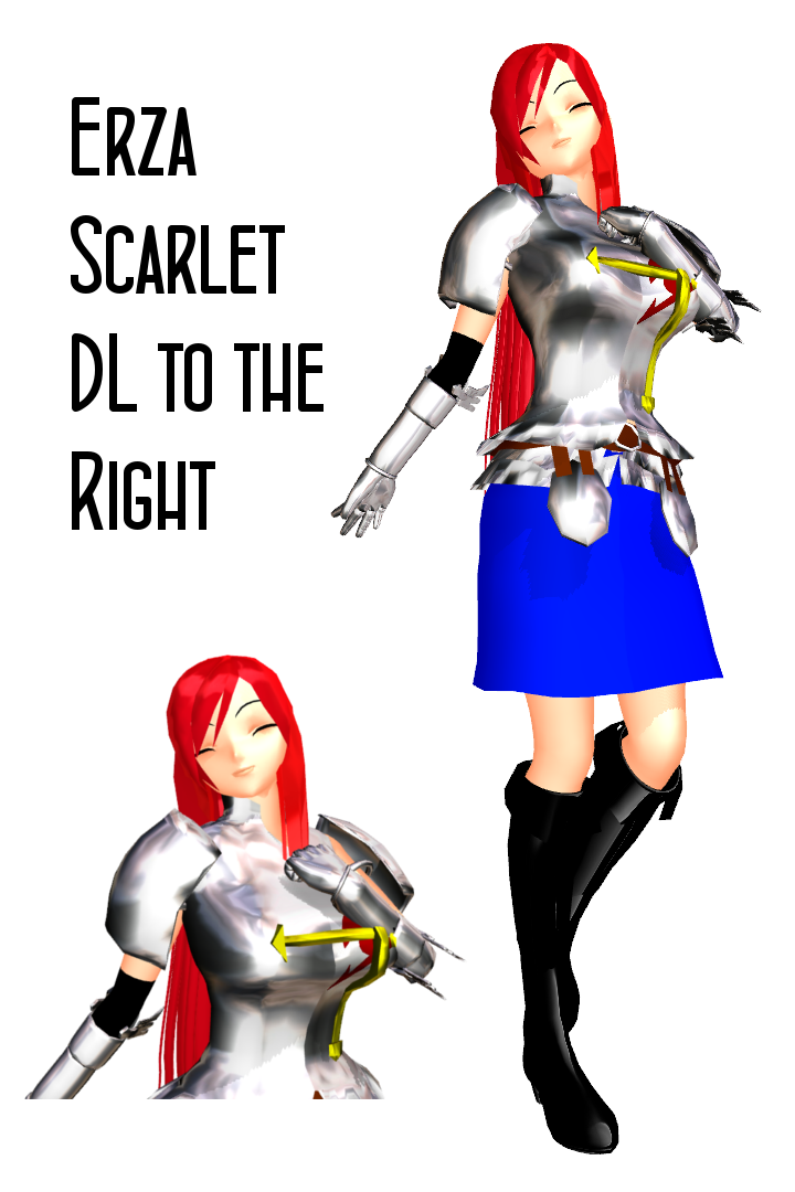 MMD FT Erza Scarlet DL by CelestCSilvari on DeviantArt