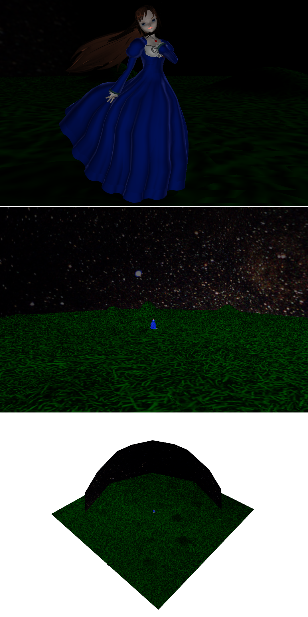 MMD Night Starry Sky Stage DL by CelestCSilvari on DeviantArt